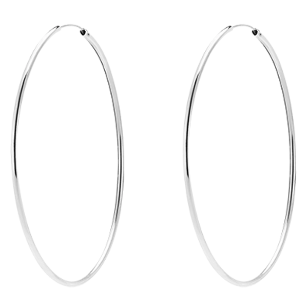 Throne | Lena Muti | Cerchi fini – diametro 50mm – oro bianco 9 carati ...