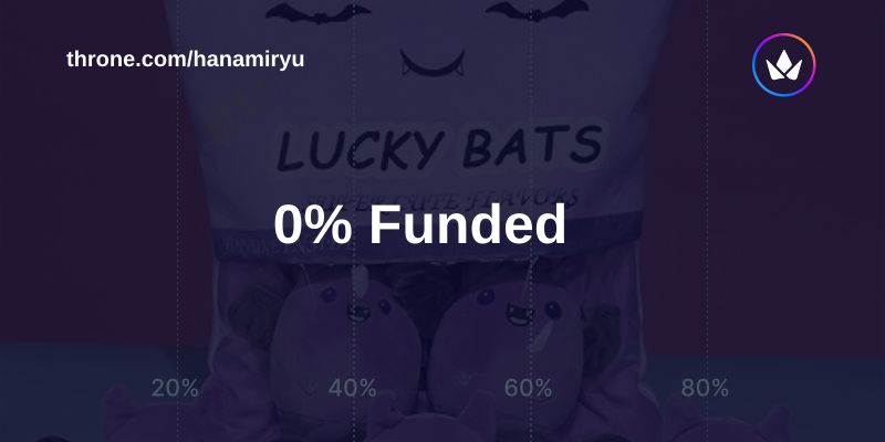 Throne | Ryu Hanami ⛩🐉🦊 | Lucky Bats Mini Plushies (2 Colors) - Gothic ...