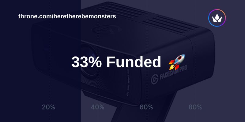 Throne | HereThereBeMonsters | Elgato Facecam Pro, True 4K60 Ultra HD Webcam for Live Streaming