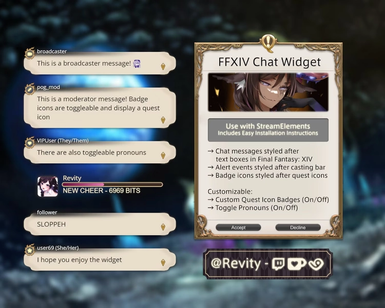 Throne | Shuratani | FFXIV Chat Widget for Twitch | Final Fantasy XIV ...