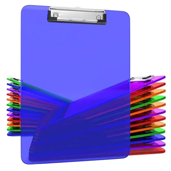 Throne | Danielle | Kiggos 25 Transparent Colored Clipboards Bulk for ...
