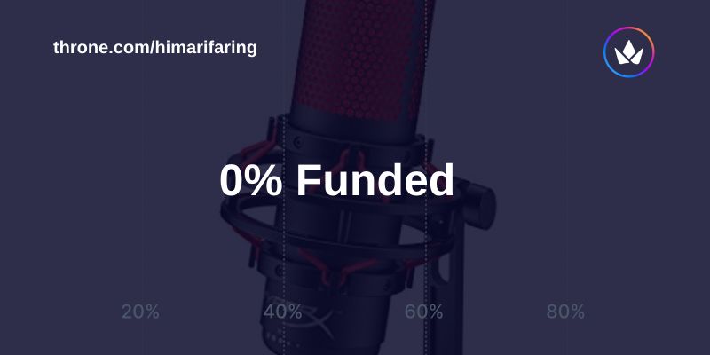 Throne | Himari Faring | HyperX QuadCast USB Condenser Gaming Microphone for PC, PS4 and Mac ...