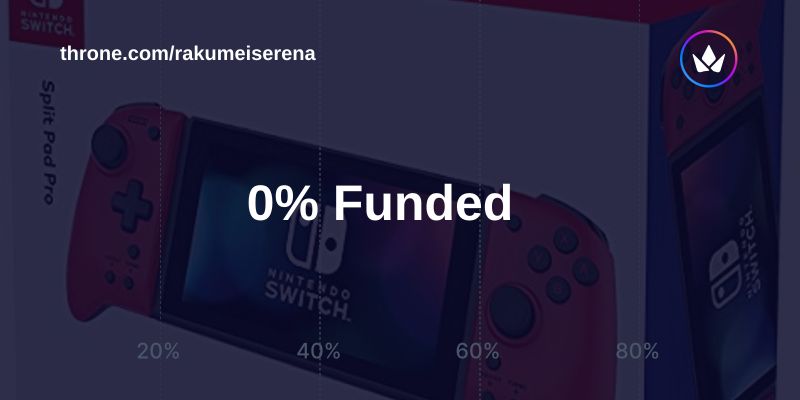 Throne | Rakumei Serena | Hori Nintendo Switch Split Pad Pro (Red ...