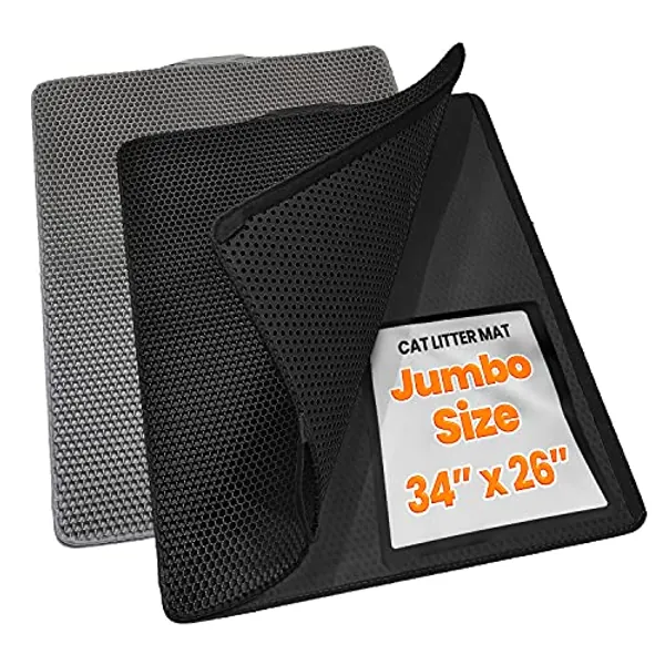 Throne | Conlun Cat Litter Mat Kitty Litter Trapping Mat 34” x26 ...