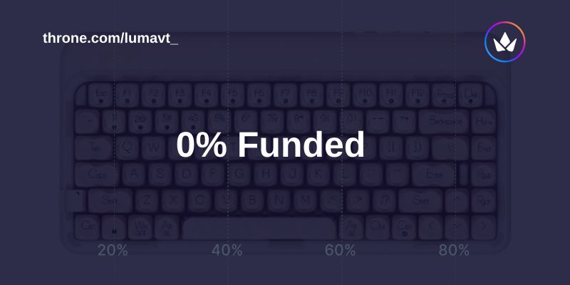 Throne | Luma | Foundation Mechanical Keyboard | Keyboard Only