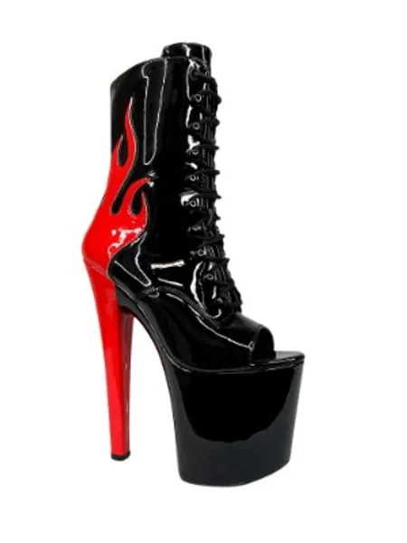 Throne | Bubbles | RUBY FLAME - BLACK/RED