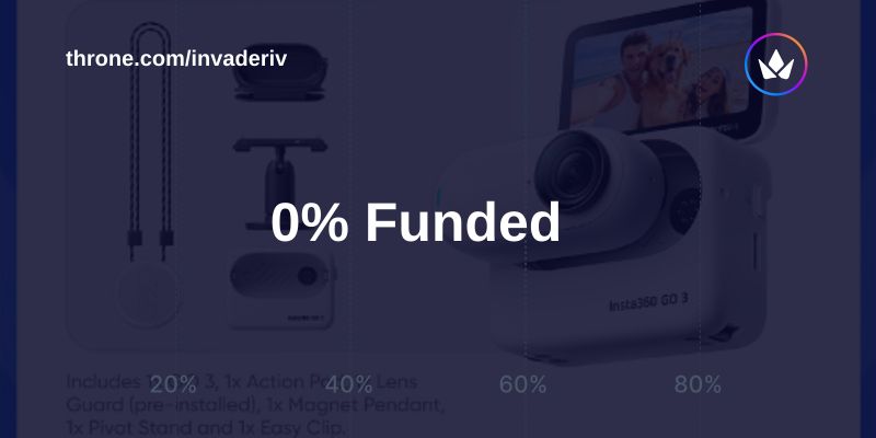 Throne | Iv The Invader | Insta360 GO 3, Tiny Action Camera, Waterproof ...