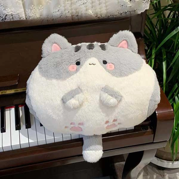 Throne | Kinga Pelmo | Cute Cat Plush Cushion Kawaii Cat Plushie Pillow ...