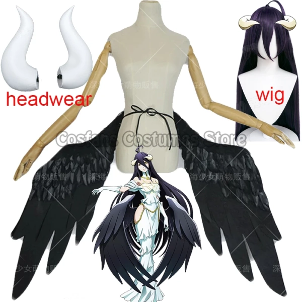 Throne | Overlord Albedo Wings Cosplay Costume Props for Halloween ...
