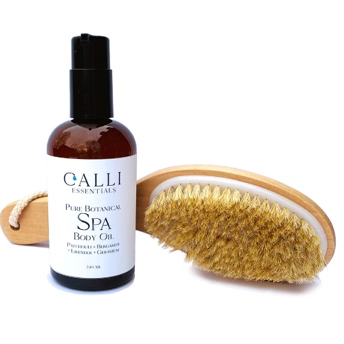 Throne | Solely Yours | Dry Brush & Body Oils Gift Set - Serenity