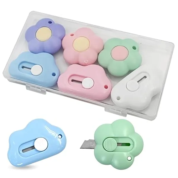 Throne | 6 Pack Mini Box Cutter, Cute Letter Opener, Small Utility ...