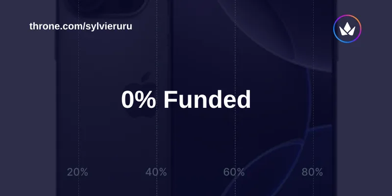 Contribute to Sylvie Ruru's iPhone 16 Pro Max de 256 ... | Throne