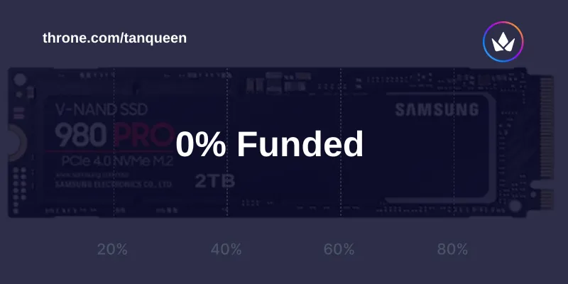 Throne | TanQueen | 2TB SSD - M.2 NVMe Internal SSD PCIe 4.0 Samsung 980 Pro