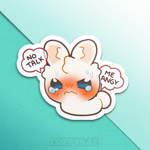 Throne | Remmy Chu | “Me Angy” Vinyl Sticker