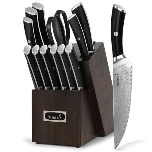 Throne | Authentic Damascus Knife Set, Ultra Sharp Blade Ergonomic Non ...