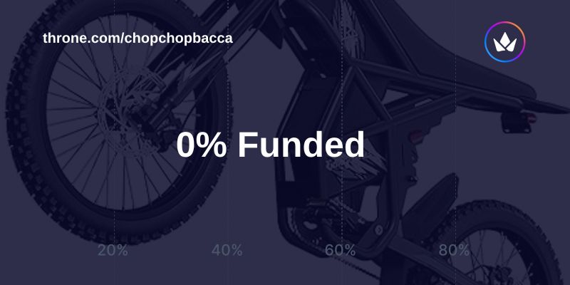 Throne | ChopChopBacca | Riding'times GT73 Electric Dirt Bike for ...