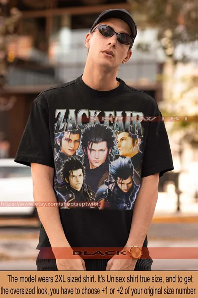 Throne | Miyu | Limited Zack Fair Tshirt Vintage, Zack Fair Shirt, Zack ...