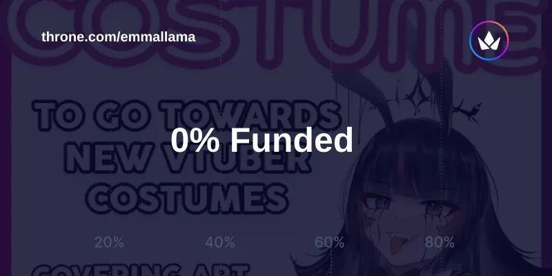 Throne | EmmaLlama | Funds for Bunny Girl VTuber Costume | Art & Rigging Funds