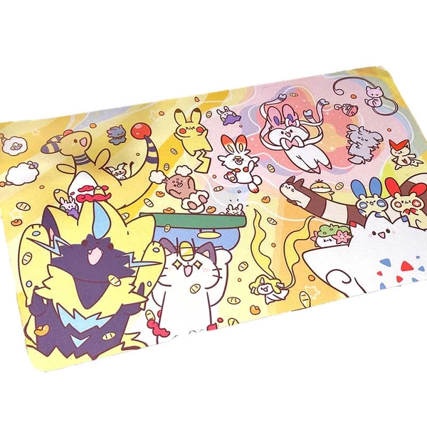 Throne | Large Pokemon Mouse Pad Kawaii Pokemon Desk Mat Gaming Room ...