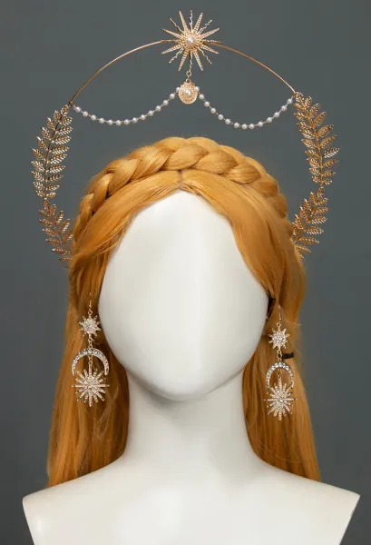 Throne | Denkachus | The Legend of Zelda Princess Hair Crown and Earrings