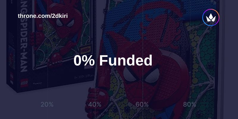 Throne | 2DKiri | LEGO 31209 Art The Amazing Spider-Man Poster, 3D