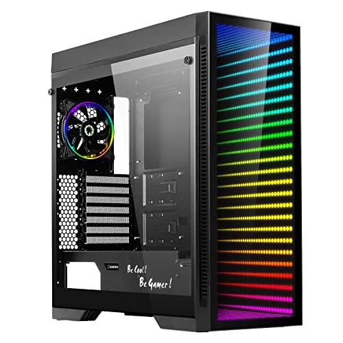 Throne | Leine | Gaming Case Full Tower, with Tempered Glass Side Panel ...