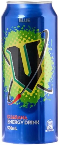 Throne | V Energy Blue Guarana Energy Drink Can, 12 x 500 Milliliters ...
