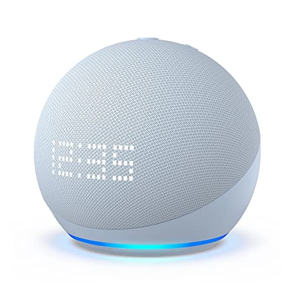 Throne | Echo Dot mit Uhr (5. Gen., 2022) | Smarter WLAN- und Bluetooth-Lautsprecher mit Uhr und ...