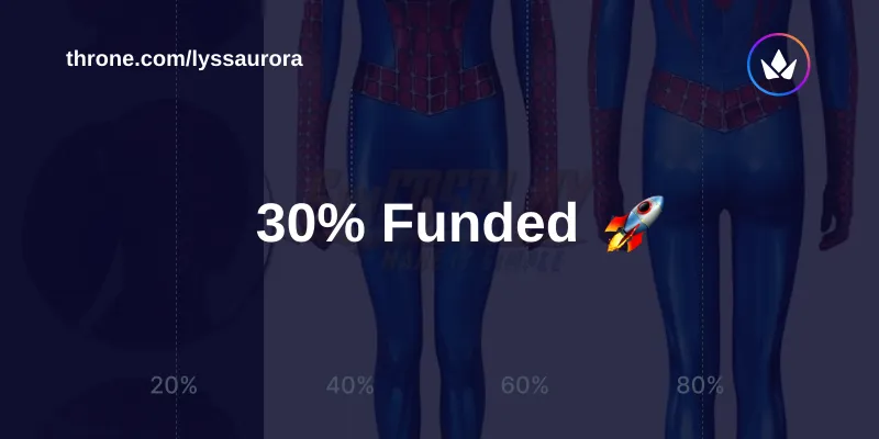 Contribute to lyssaurora's Female Spider-man Cosplay...
