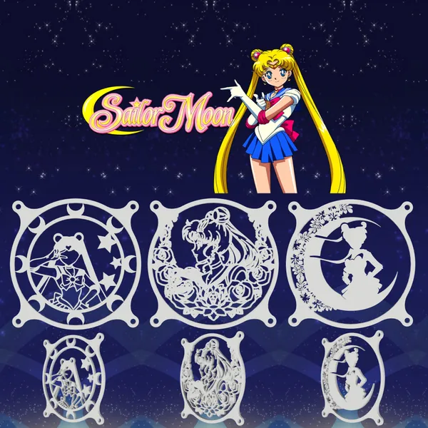 Throne | SailorFar | Sailor Moon 3 Pack | Gaming Computer Fan Shroud ...