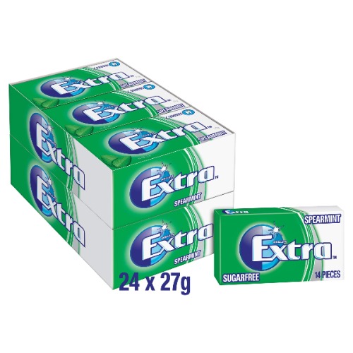 Throne | BoaRoo | Extra Spearmint, Sugar Free Chewing Gum, 24 Packets ...