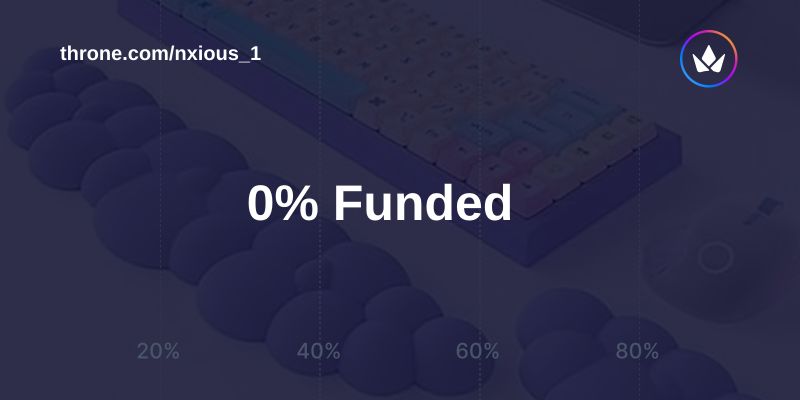 Throne | Nxious_1 | Keyboard Cloud Wrist Rest 2PCS, High Density Memory ...