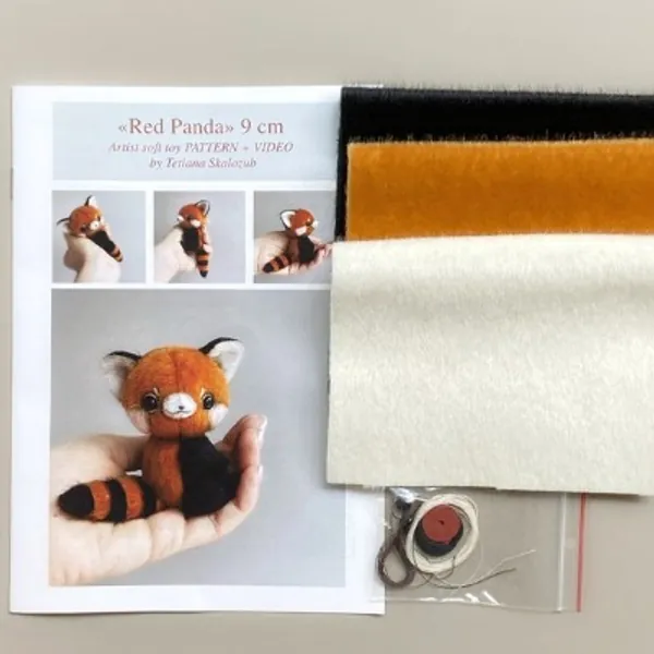 Throne | 999PicklePuss | Red Panda Sewing KIT Red Panda Pattern Stuffed ...
