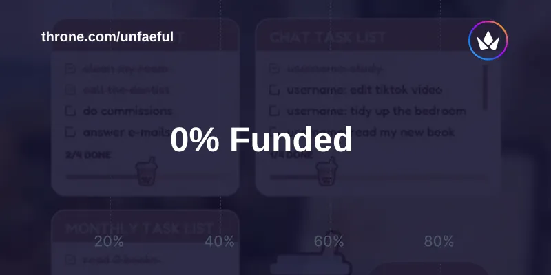 Throne | Unfaeful | Task list Widget & Pomodoro Coworking Timer