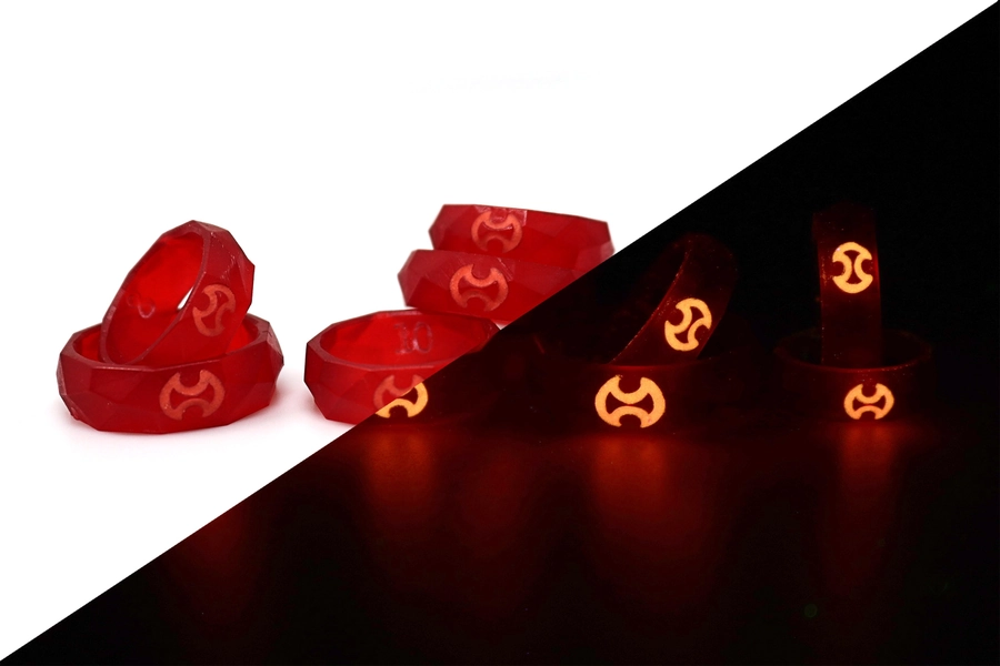 Throne | Prismaeya | Warrior FFXIV Ring Glow in the Dark Soul Crystal/WAR Job Stone Final ...