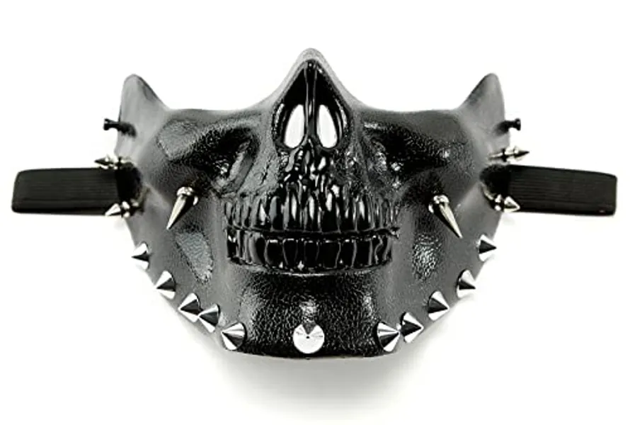 Throne | AlexieDarkStarr | Steampunk Mask Men Masquerade Skeletal Spike ...