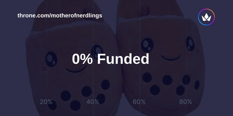 Throne | Mother of Nerdlings | Boba Plush Slippers (2 Colors) - Original